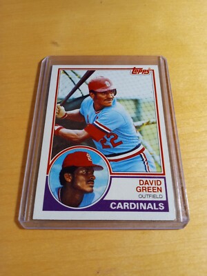 1983 TOPPS #578 DAVID GREEN St. Louis Cardinals ROOKIE Baseball Card ...