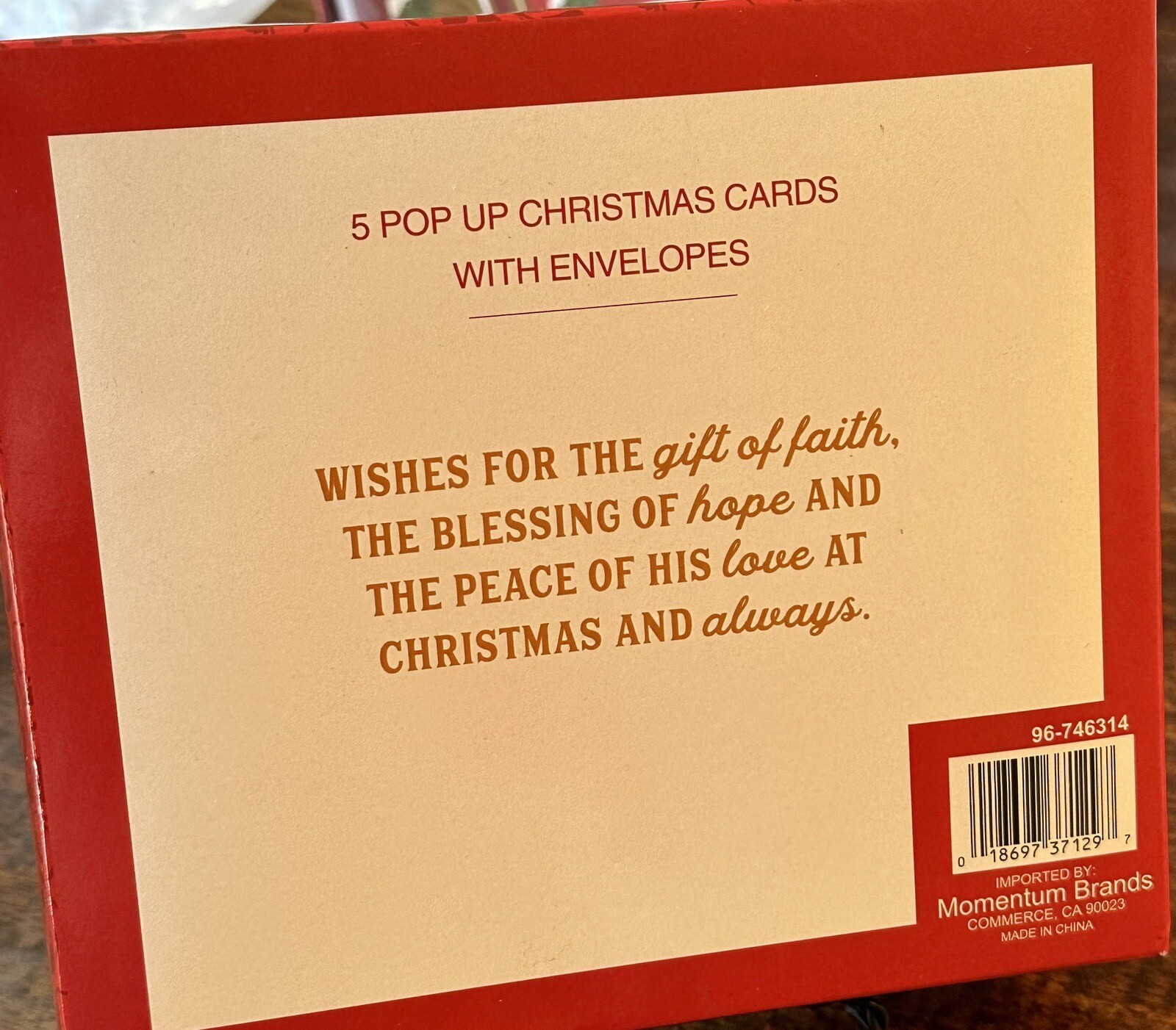 Holiday Style Pop-up Christmas Cards W/ Envelopes 3 Wise Men Baby Jesus ...