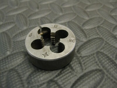 9/16-12 NC Round Split Adj Thread Die 1-1/2" Cleveland | eBay