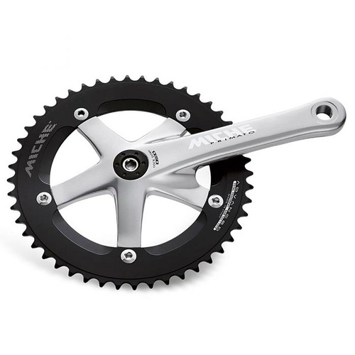 Miche Primato Advanced Track Chainset Crankset Single Speed Silver ...