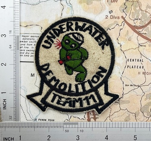 Patch , Vietnam US Navy SEAL USN Underwater Demolition Team UDT-11 , z ...
