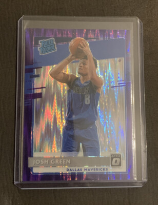 2020-21 Donruss Optic Josh Green Purple Shock Rated Rookie RC #168 ...