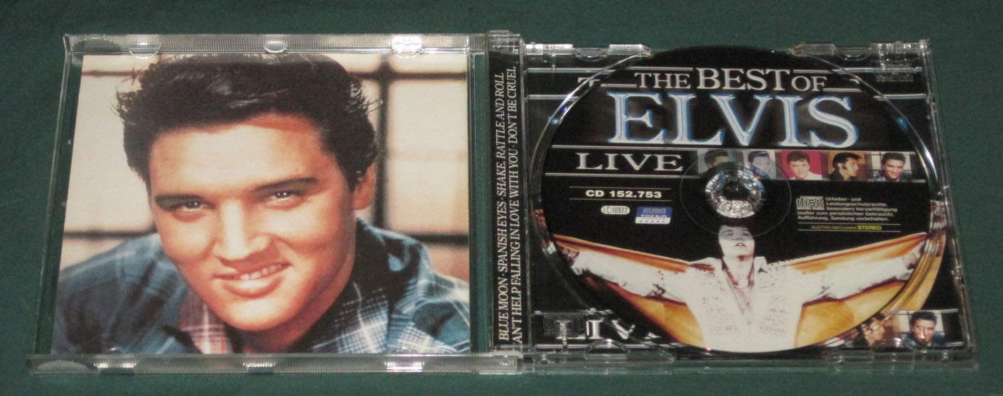 Elvis Presley The Best Of Elvis Live CD Like New RARE | eBay