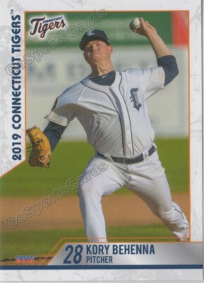 2019 Connecticut Tigers Kory Behenna RC Rookie Detroit | eBay