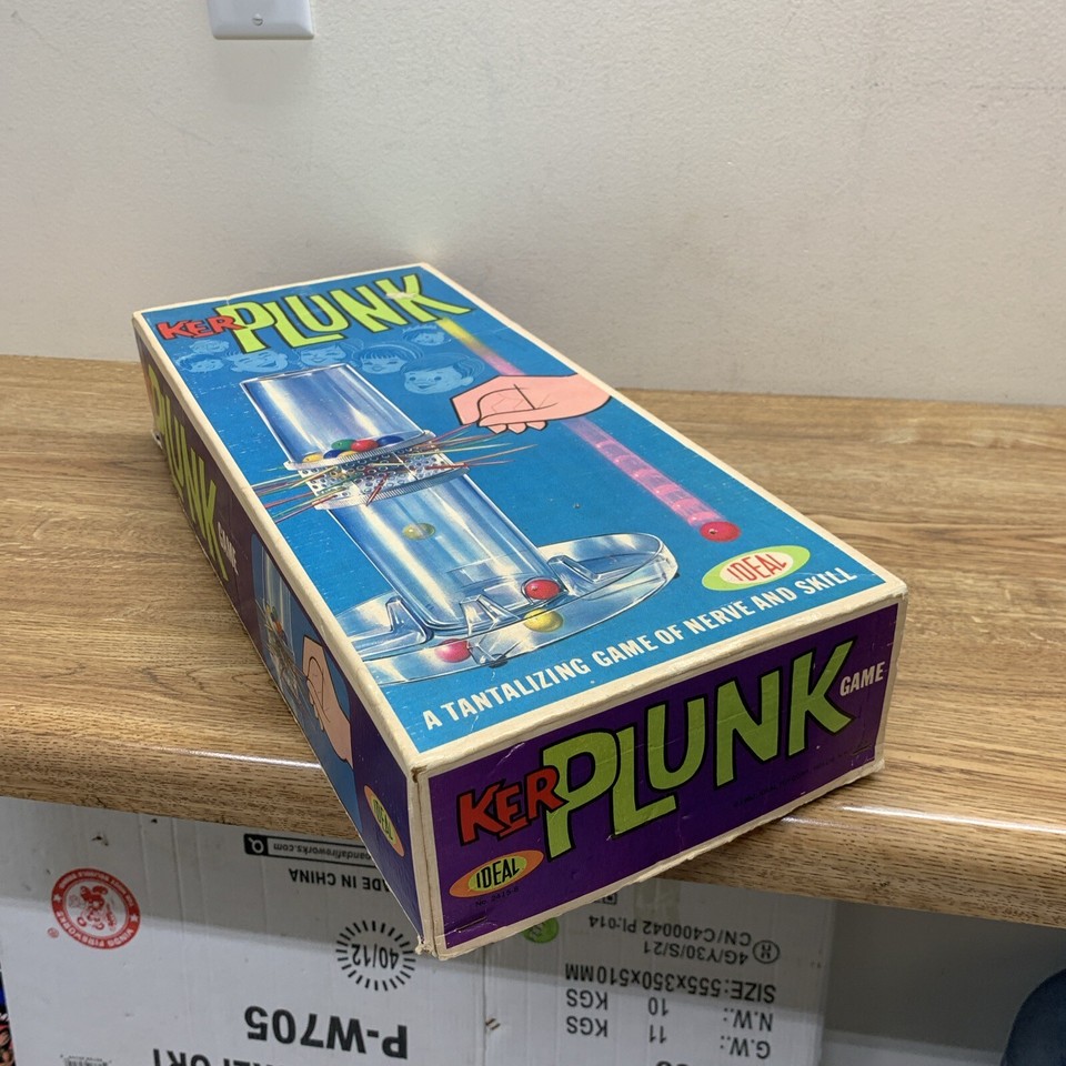 VINTAGE Kerplunk Game - Ideal (1967) No. 2415-8 w/ Box | eBay