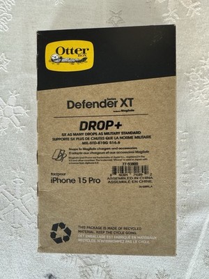 Otterbox Defender Pro XT Case for Apple iPhone 15 Pro - Black, New | eBay
