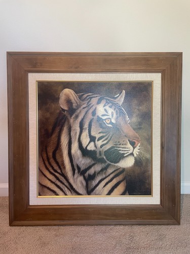 Andrew Bone Tiger Portrait signed framed Limited Edition print 84/130 ...