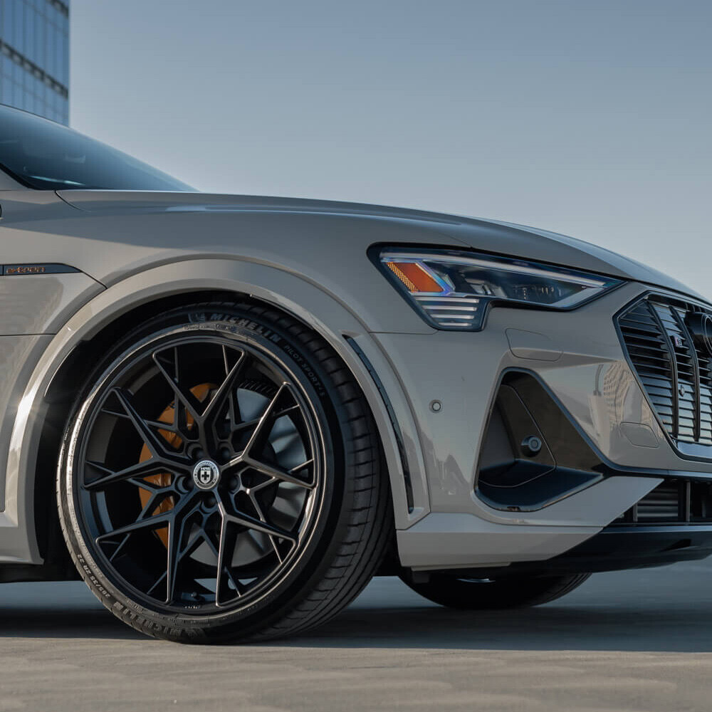 22" HRE FF10 Black 22x9.5 Forged Concave Wheels Rims Fits Ford Mustang ...