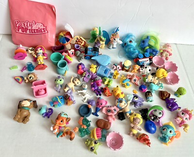 Lot Of Various Miniature Toys, Mini Dolls, Toy Parts 75+ Pc. 1/4 to 3 ...