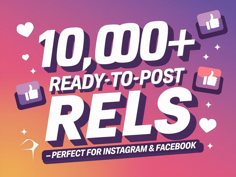 Massive Bundle of 10,000+ Reels Videos – Perfect for Instagram ...