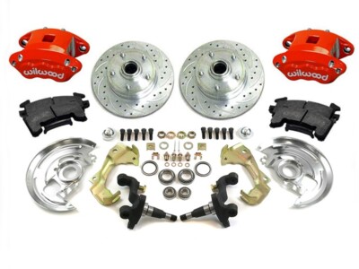 1967 to 1969 Chevy Camaro Front Disc Brake Conversion Kit Red Wilwood ...