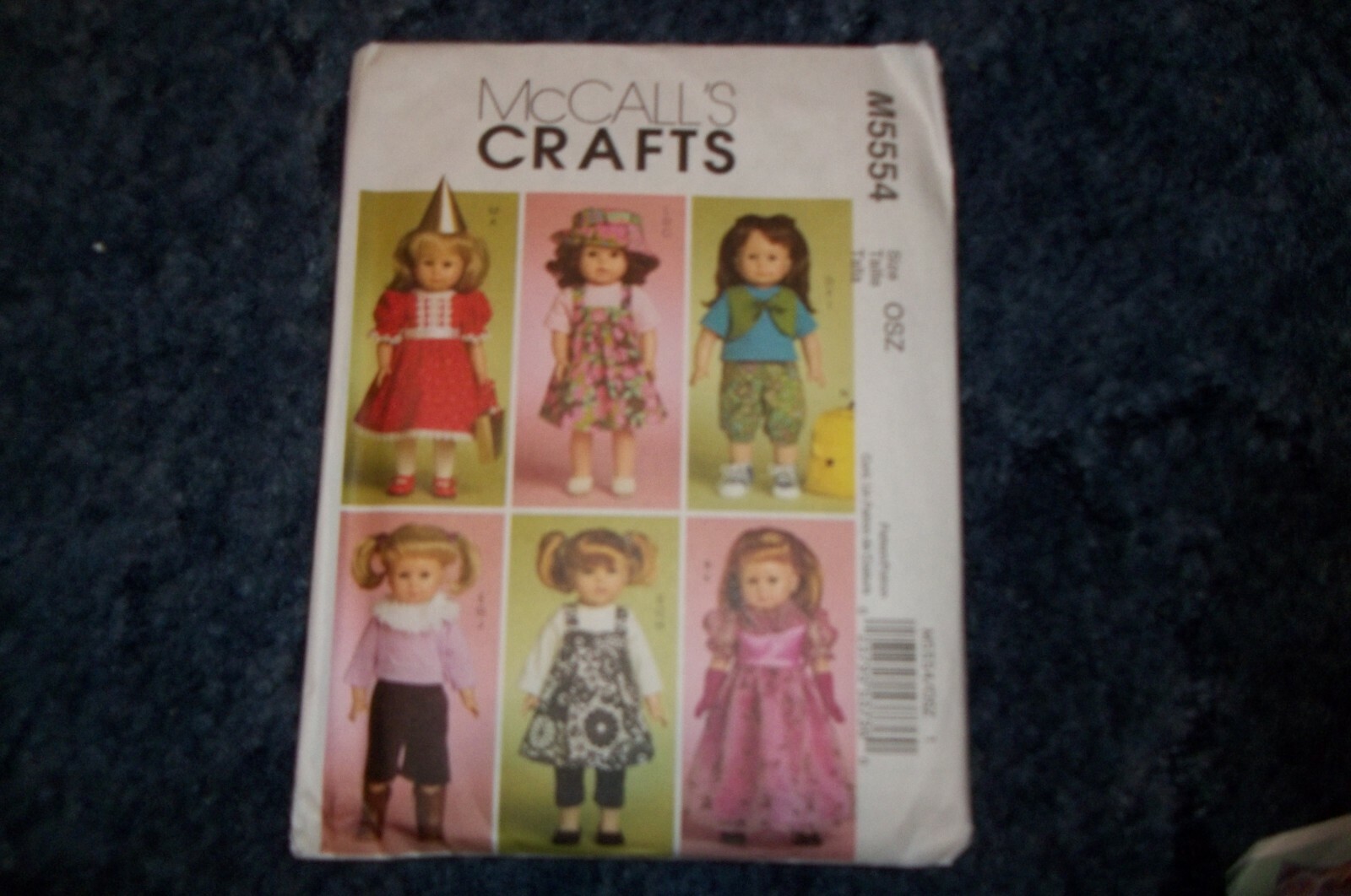 McCall's Pattern for 18" Dolls. New M5554.15 pieces/Am. Girl. | eBay