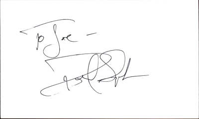 David Spade Signed Auto 3x5 Index Card Joe Dirt | eBay