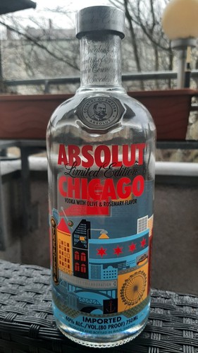Absolut Chicago Vodka LIMITED EDITION 0,75 L. | eBay.de