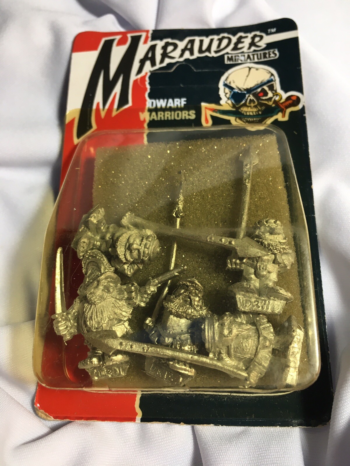 GW WHFB Age Of Sigmar Marauder Dwarf Warriors NIB Metal OOP Rare 1988 5 ...