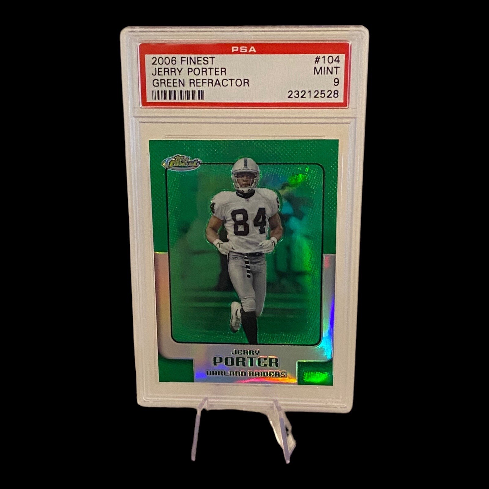 2006 Topps Finest - Jerry Porter #104 Green Refractor /199 for sale ...