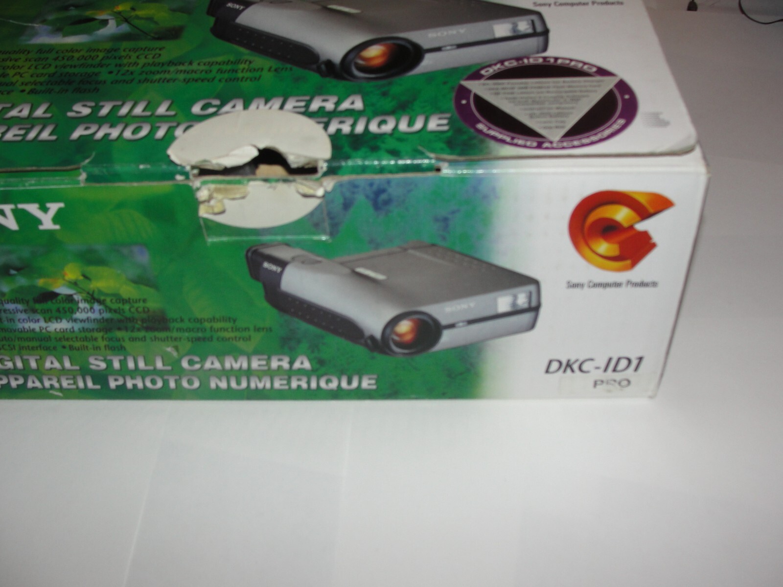 🔥VINTAGE SONY DIGITAL STILL CAMERA DKC-ID1 PRO (First bus stop) | eBay