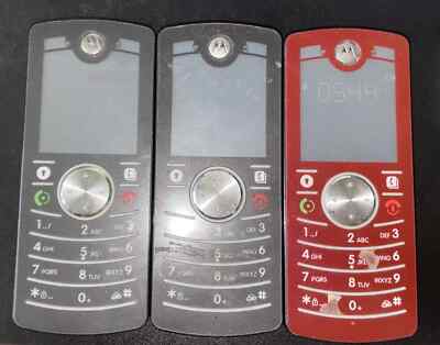 Motorola F3 GSM Mobile Phones - 3x, 2 Black and 1 Red | eBay