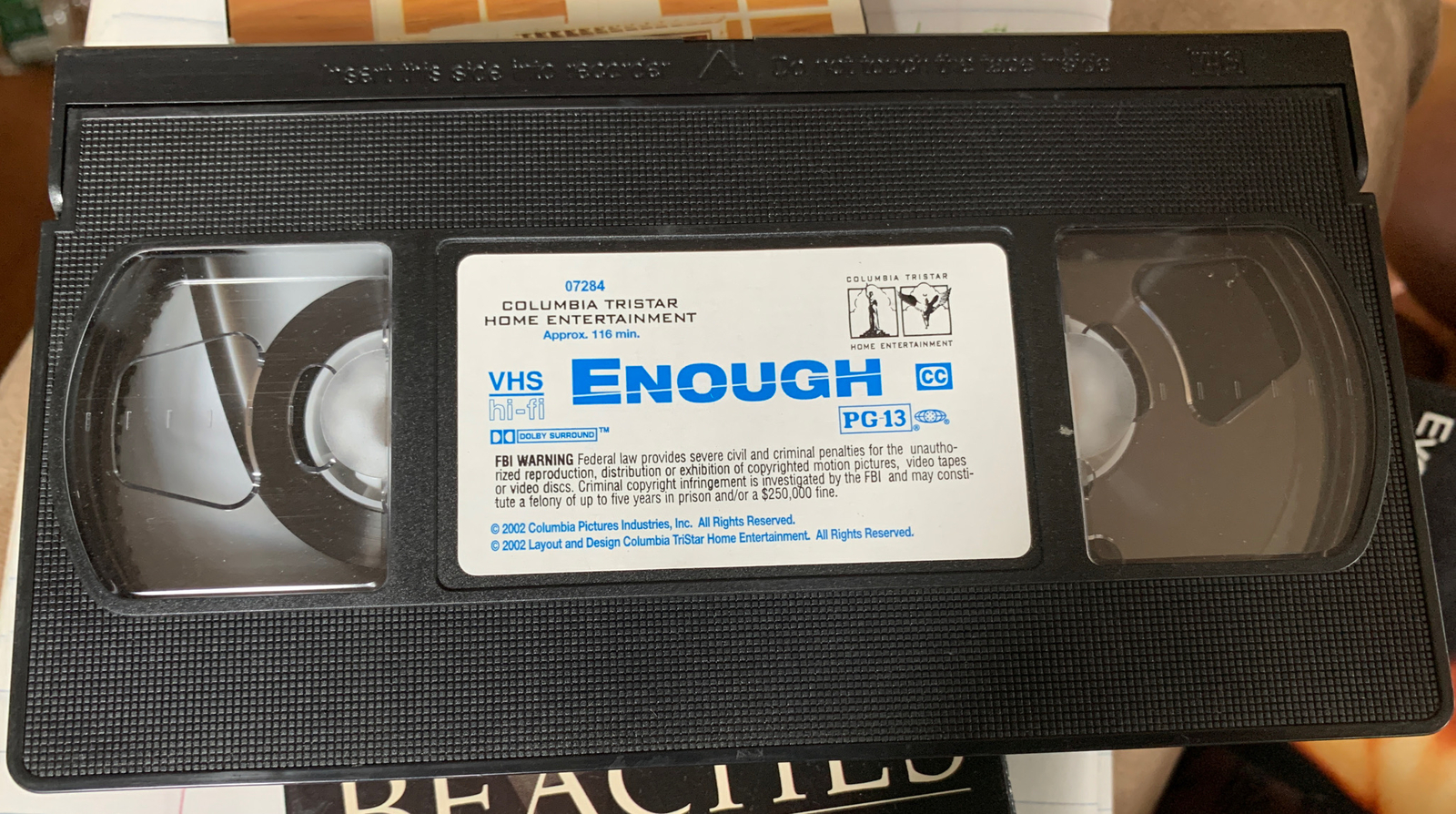 Enough (VHS, 2002) Jennifer Lopez 43396072848 | eBay