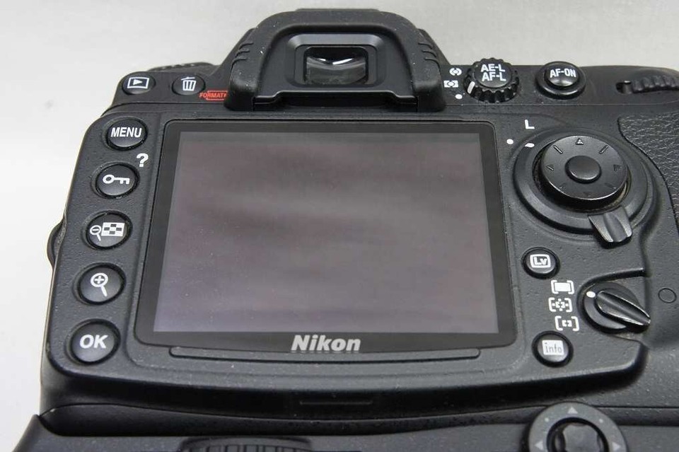 Nikon D300S 12.3MP Digital SLR Camera Black Body w/ Battery Grip MB-D10 ...