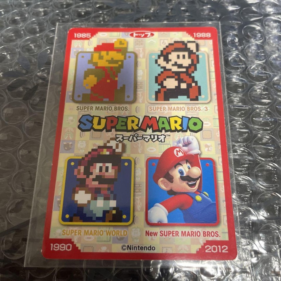 Mario SUPER MARIO CARD Super Mario Nintendo | eBay