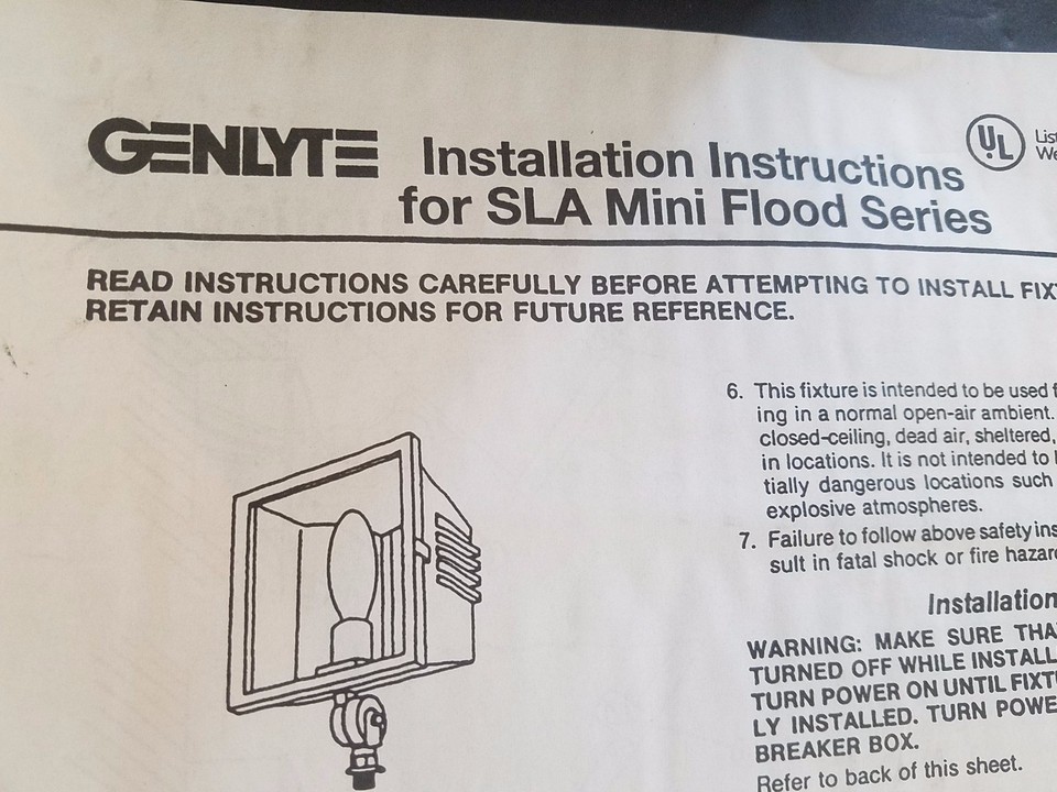 NEW IN BOX STONCO Metal Halide Mini Flood 150W SLA-150-MAL-6-120V/277V ...