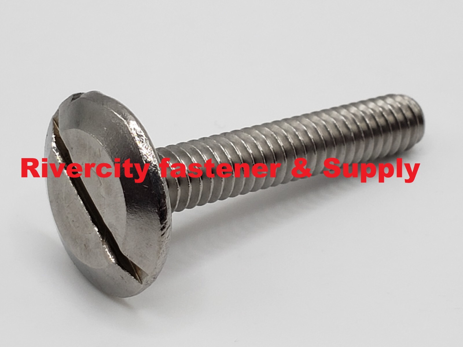 (10) 1/4-20x1-1/2 Slotted Hurricane / Sidewalk Bolts Screws Stainless 1 ...
