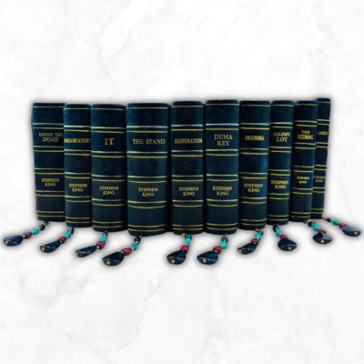 Stephen King 10 Books Set- [Premium Leather Bound] | eBay