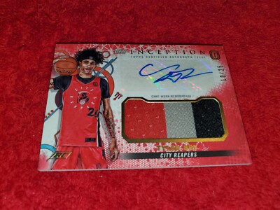 2023 TOPPS INCEPTION OVERTIME CARD TYLER BEY RC AUTO RELIC 10/25 | eBay