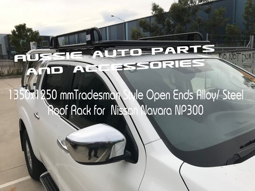 Platform Flat Alloy Roof Rack 1350mm for NISSAN NAVARA NP300 Dual Cab ...