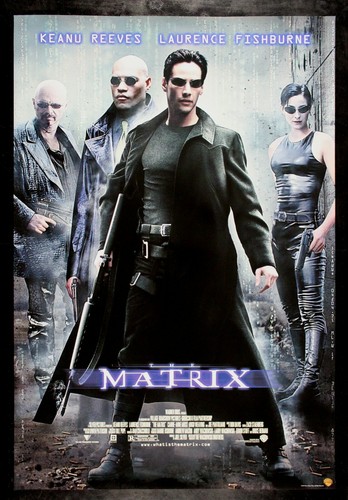 THE MATRIX ️‍🔥 CineMasterpieces ORIGINAL VIDEO MOVIE POSTER KEANU ...