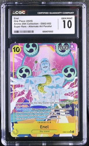 Enel (Alternate Art) EB02-052 Extra Booster: Anime 25th Collection Foil ...