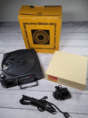 Vintage Kodak Carousel 650H Slide Projector, Remote & Box | Test Video ...