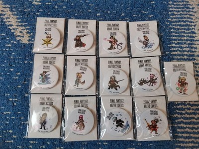 Final Fantasy FFBE Can Badge Set 13, collectible, undisclosed size, no ...