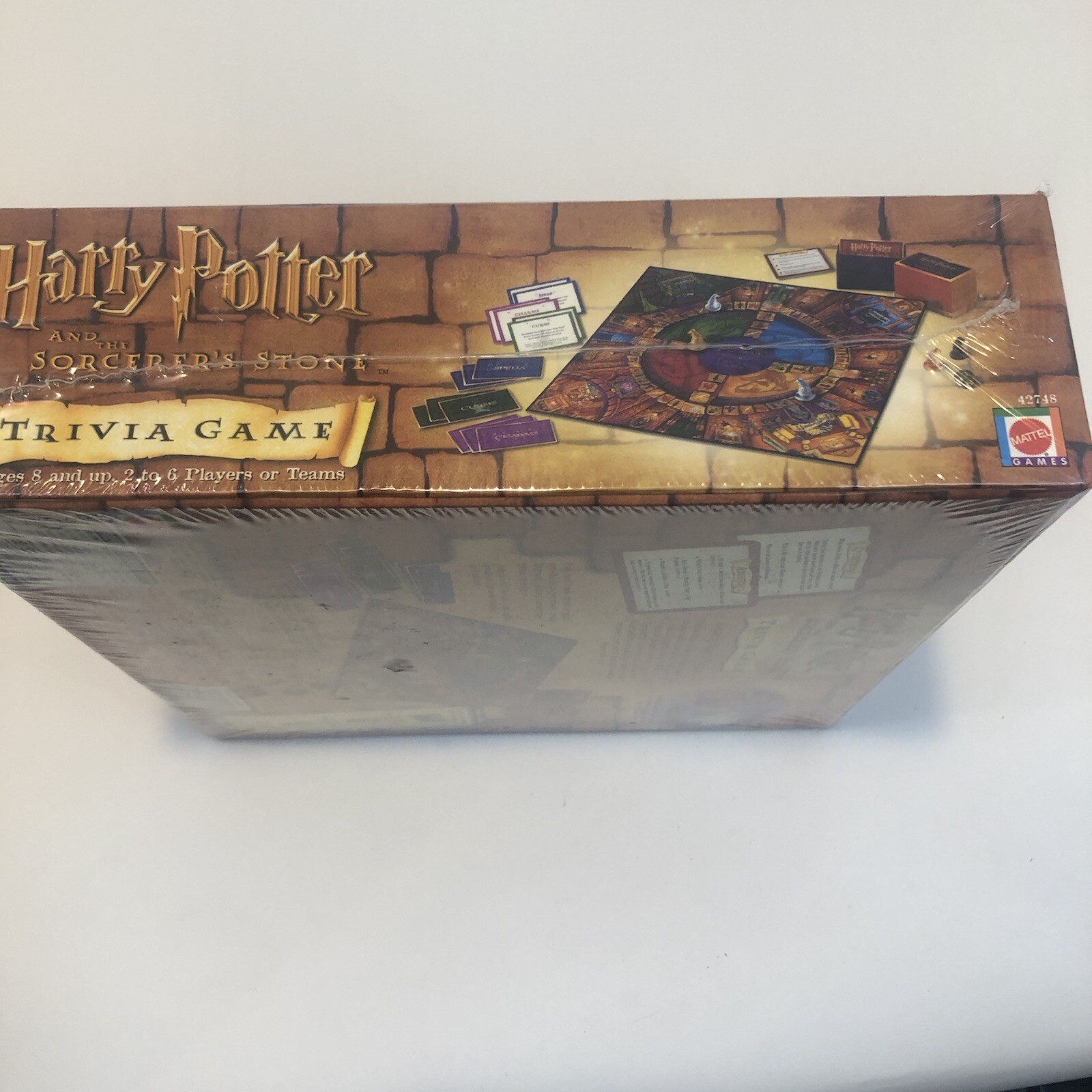 Harry Potter and The Sorcerers Stone Trivia Game 42748 Mattel Year 2000 ...