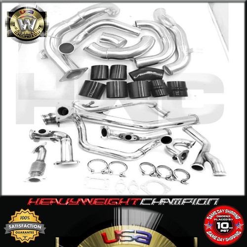 for 03-06 350z/G35 Coupe Turbo Kit Piping Hot&Cold Side turbonetics ...