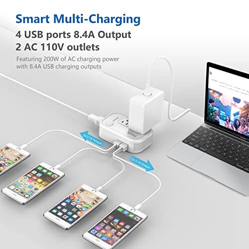 FOVAL Power Step Down 220V to 110V Travel Voltage Converter ...