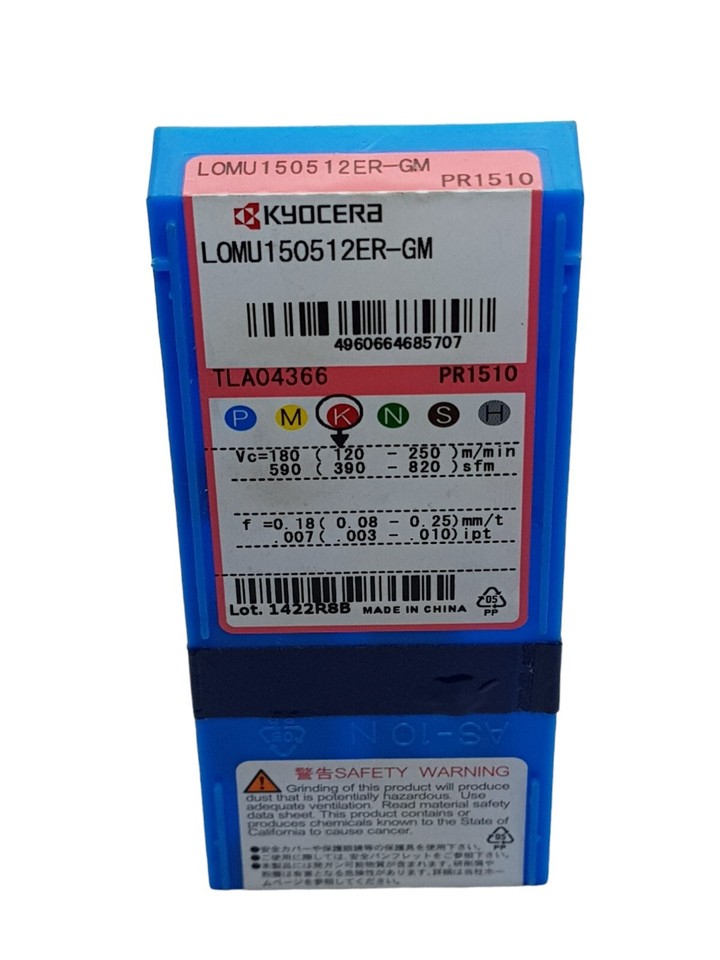 x10 Kyocera Carbide Inserts LOMU 150512ER-GM PR1510 Tips IS4 | eBay