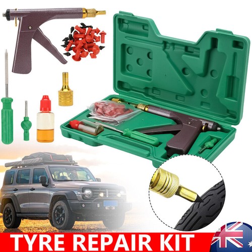 Tubeless Tire Wheel Tyre Repair Kit Mushroom Plugs Vacuum Gun Nozzle ...