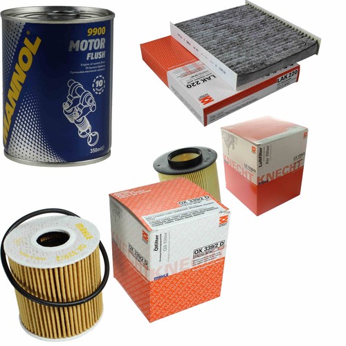 MAHLE / KNECHT Inspektionspaket Filter Set SCT Motor Flush Motorspülung ...