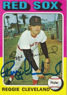 REGGIE CLEVELAND BOSTON RED SOX 1975 TOPPS CARD #32 | eBay