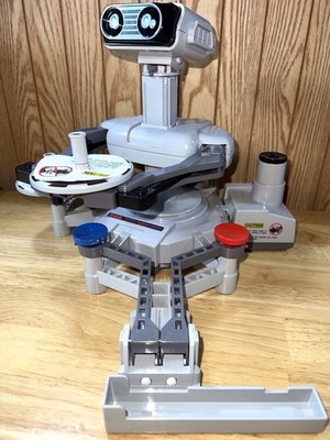 1985 Nintendo ROB Robot SERVICED+TESTED Complete R.O.B. from NES Deluxe ...