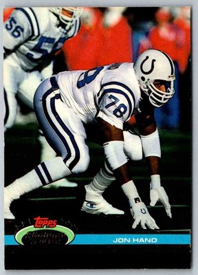 1991 Topps Stadium Club Football Jon Hand #392 Football Card | eBay