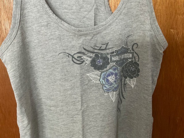 Harley-Davidson Bert's Barracuda ST. Petersburg FL Racerback Tank Gray ...