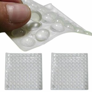 Clear Silicone Dots Rubber Feet Door Pad Bumper Damper Self Adhesive 9. ...