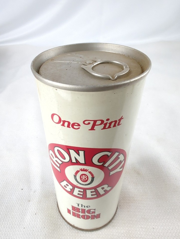 Iron City Beer The Big Iron Pittsburg Steelers One Pint Pull Tab Can ...