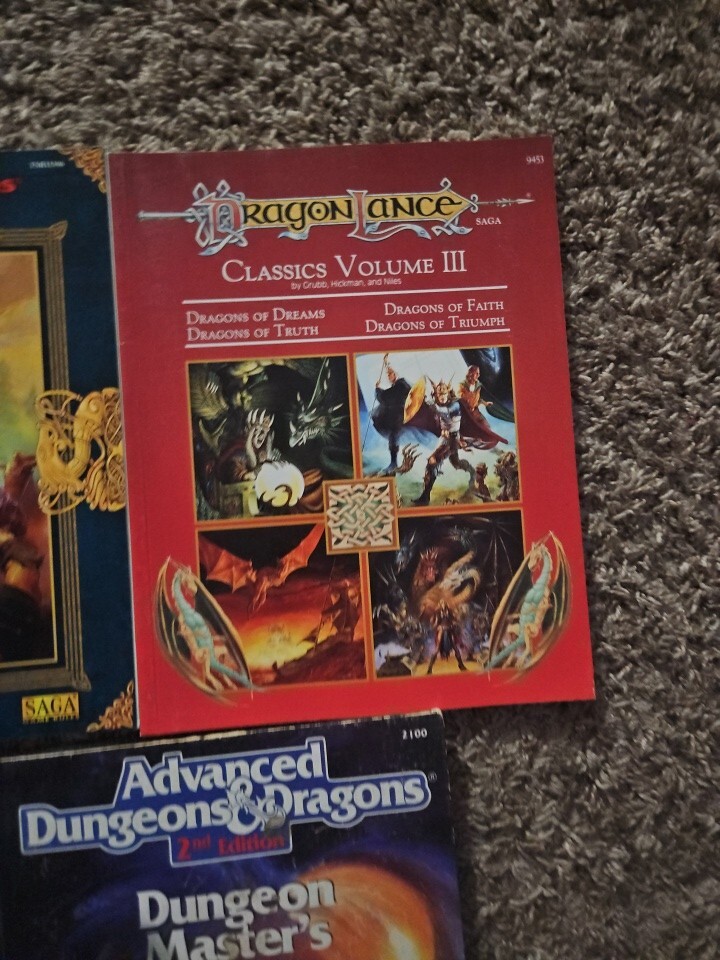 MASSIVE Dragonlance Lot 16 Items Total Dragons, DMG And Others! | eBay