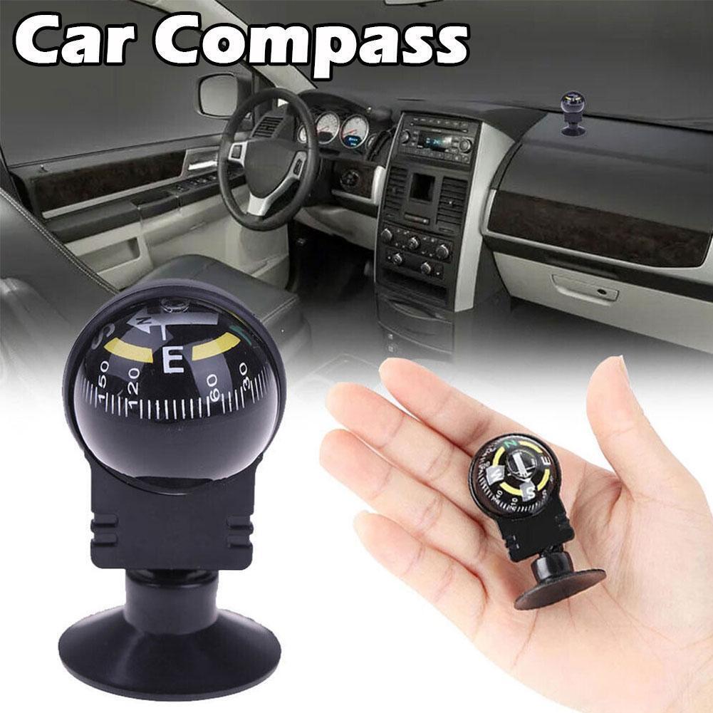 360Degree Rotation Car Navigation Ball Shaped Car Compass Cup ...