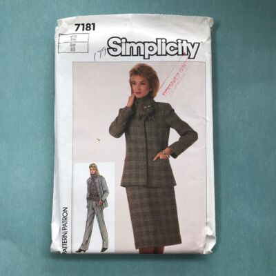 Simplicity Pattern #7181 - Misses' Separates - Size 12 | eBay