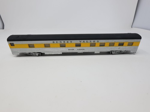 USED Con-Cor HO Scale Passenger Car Sunset Valley Silver Canyon Decal ...